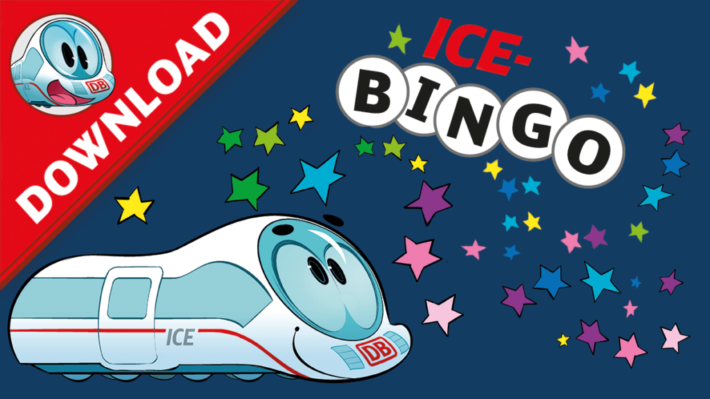 Der kleine ICE – Bahnreise? Bingo! Das Entdeckerspiel für unterwegs